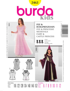 BURDA-6687 C keltainen - Eurokangas