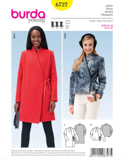 BURDA-7904 keltainen - Eurokangas