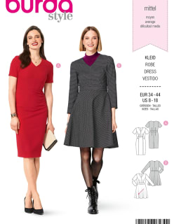 BURDA-7904 keltainen - Eurokangas