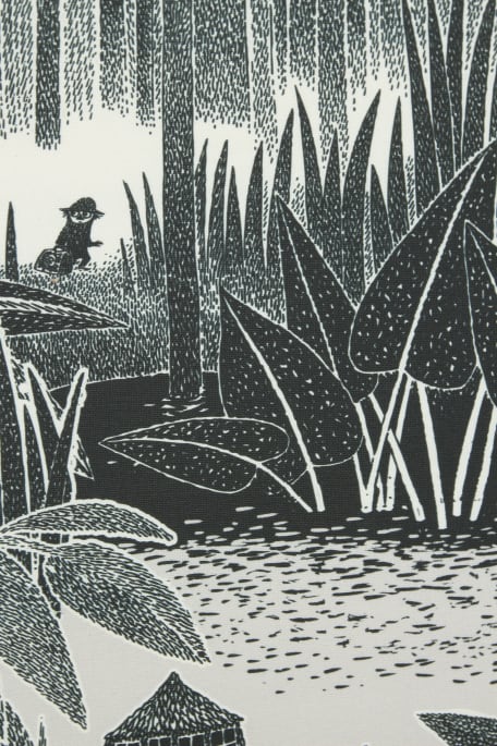 Muumi - MUUMILAAKSO musta - Eurokangas