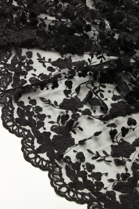 INGRID -pitsi musta - Eurokangas