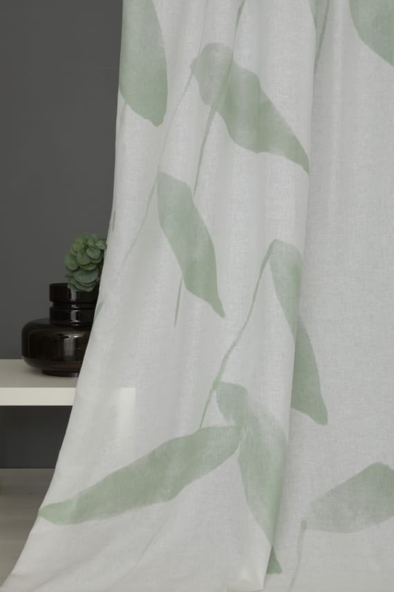 Marimekko - SALAVA -pellavakangas vaaleanvihreä - Eurokangas