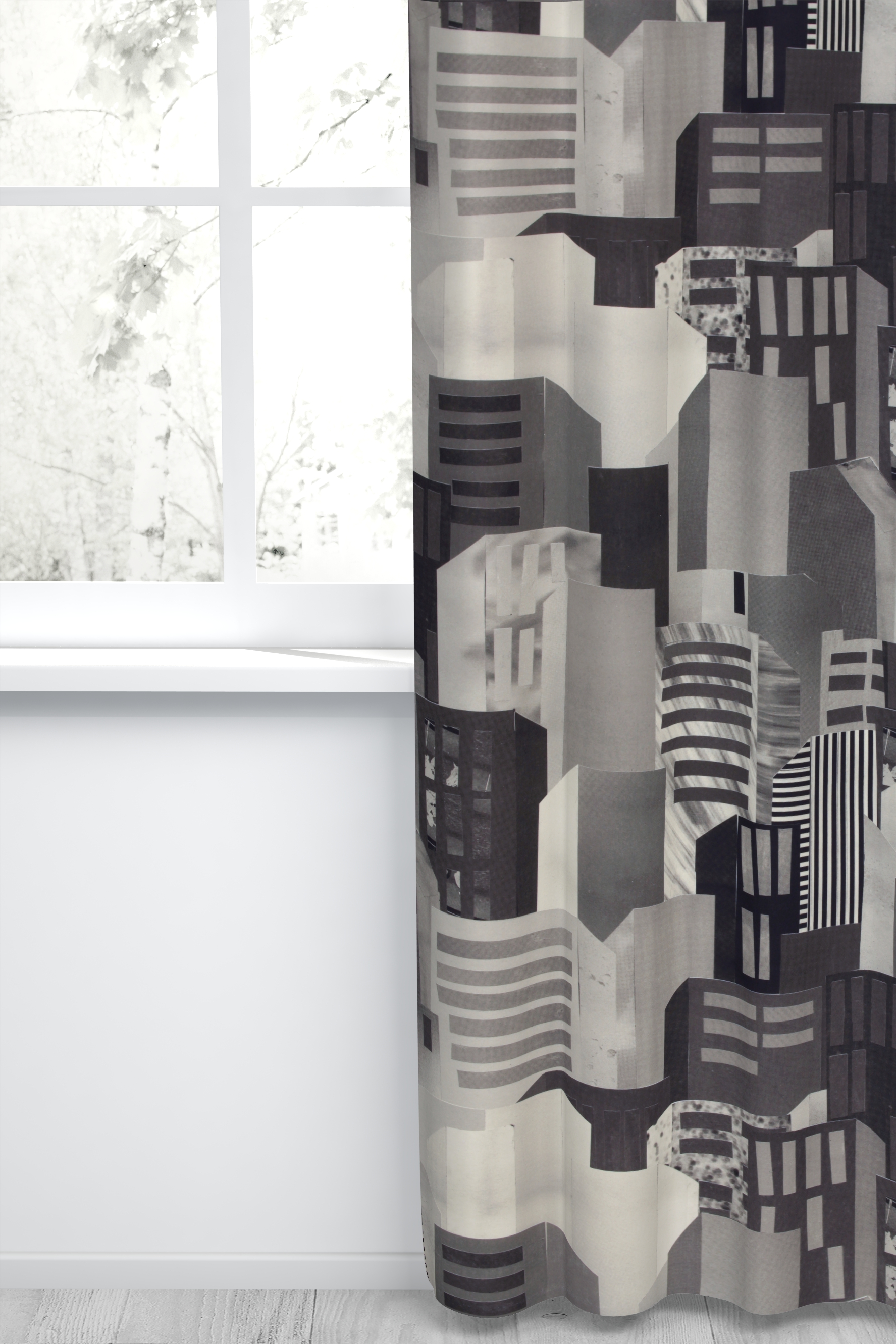 BLOCK HOUSE harmaa - Eurokangas