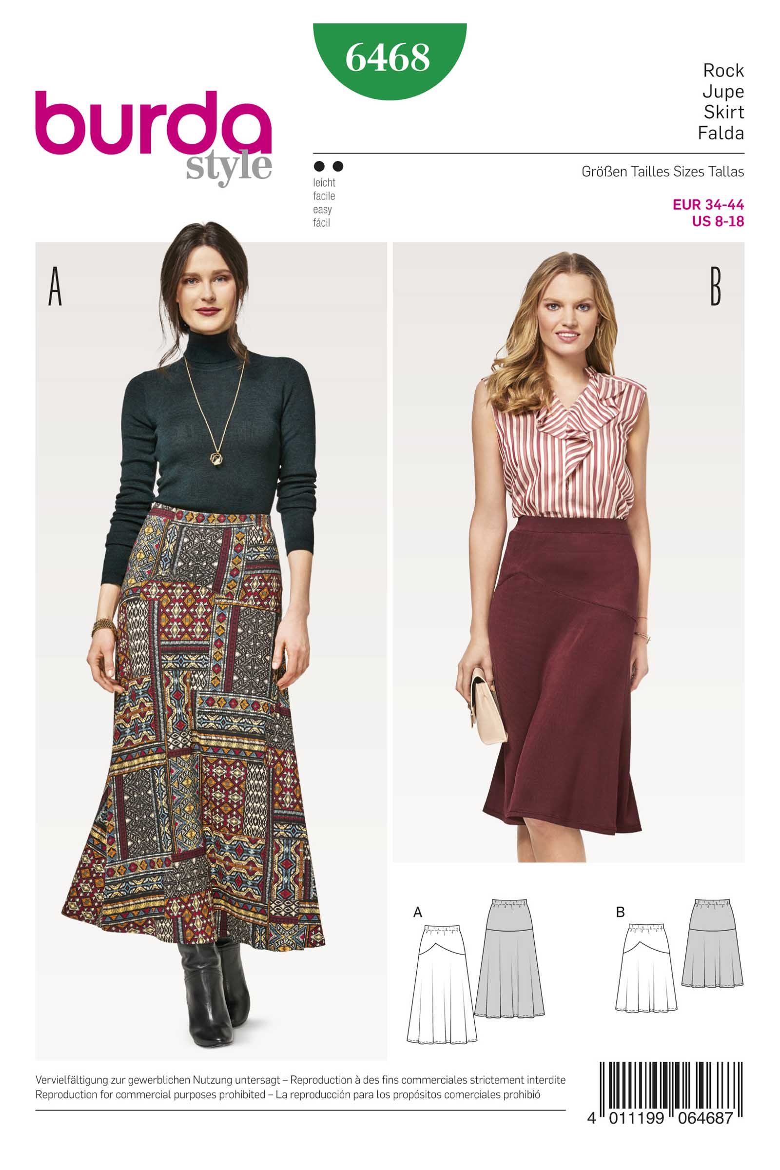 BURDA-6468 vihreä - Eurokangas