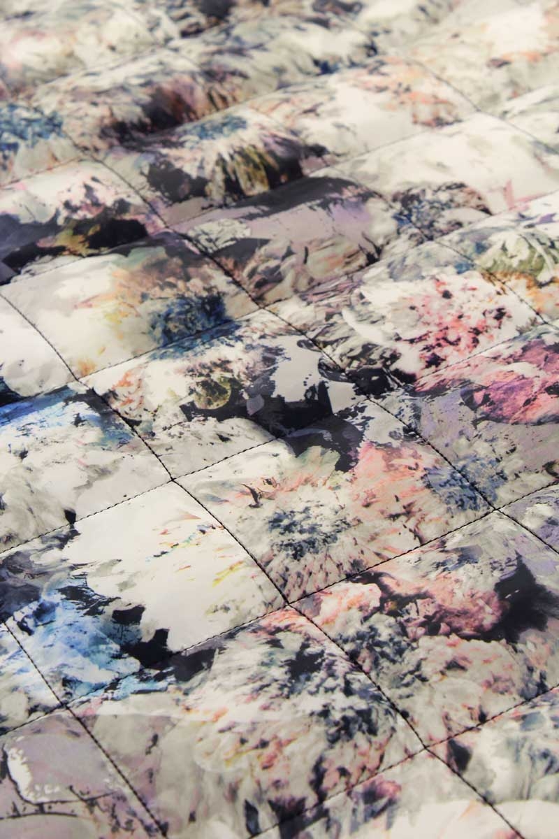 FLOWER POWER -tikki kirjava - Eurokangas