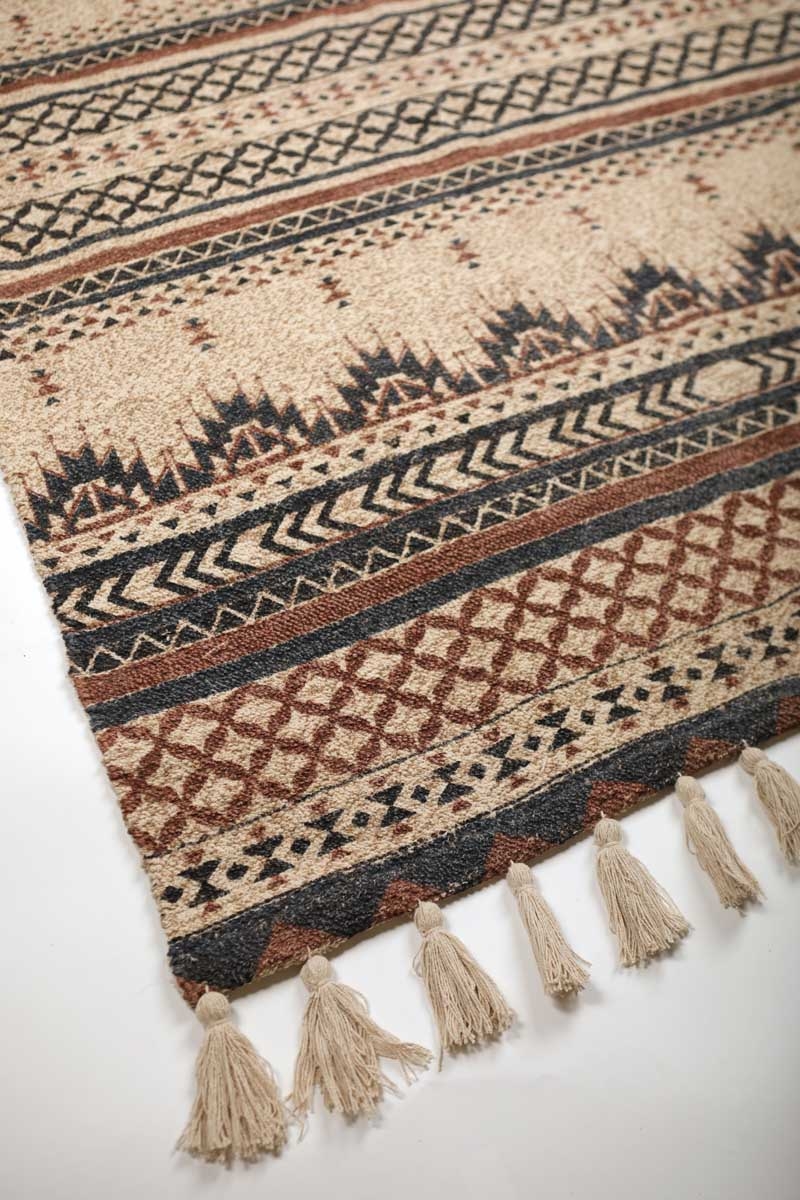 RAANU -matto 140x200 cm musta - Eurokangas