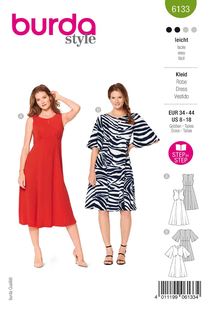 BURDA-6133 vihreä - Eurokangas