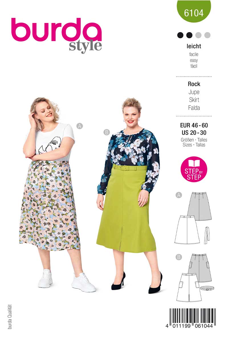 BURDA-6104 vihreä - Eurokangas