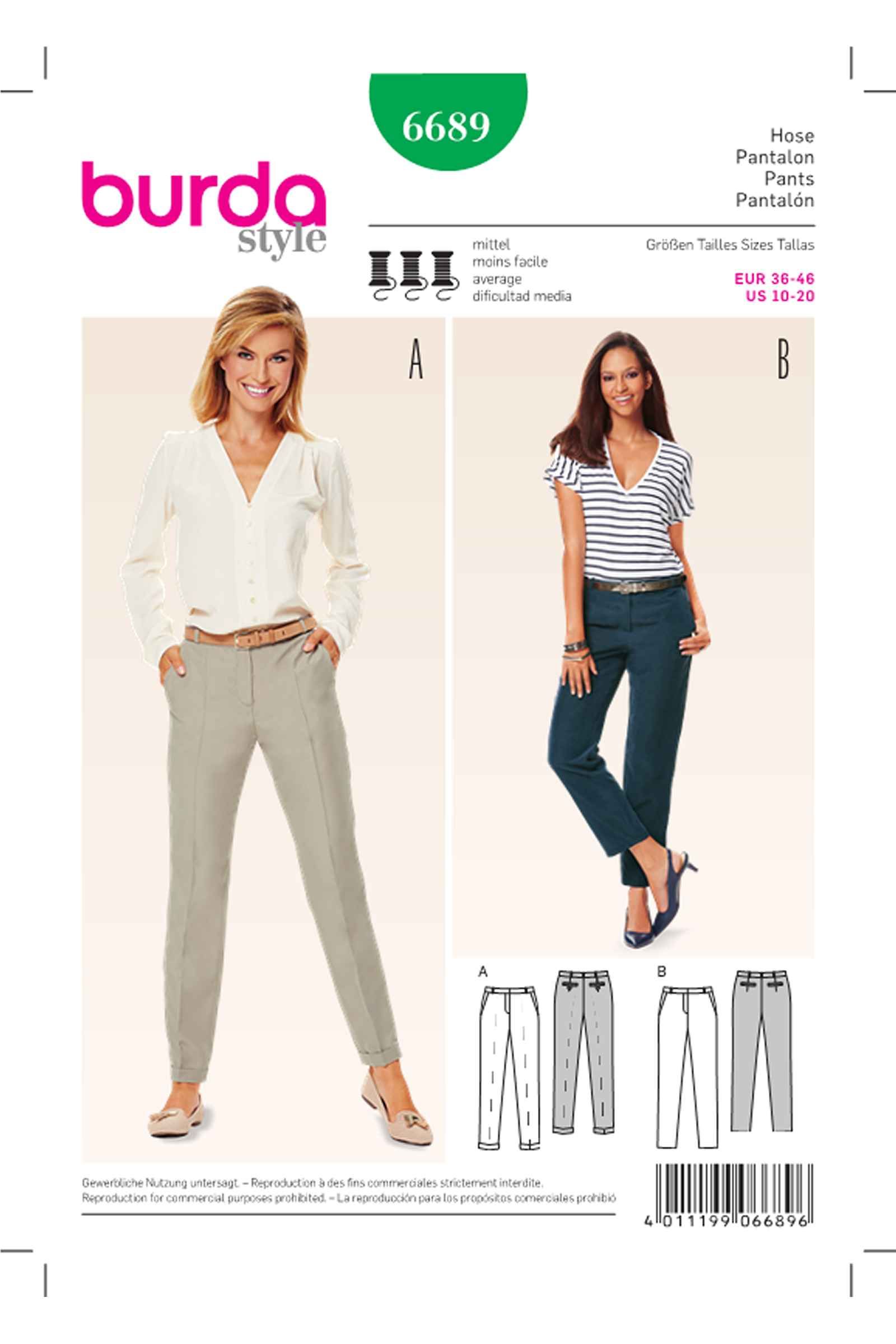 BURDA-6689 vihreä - Eurokangas