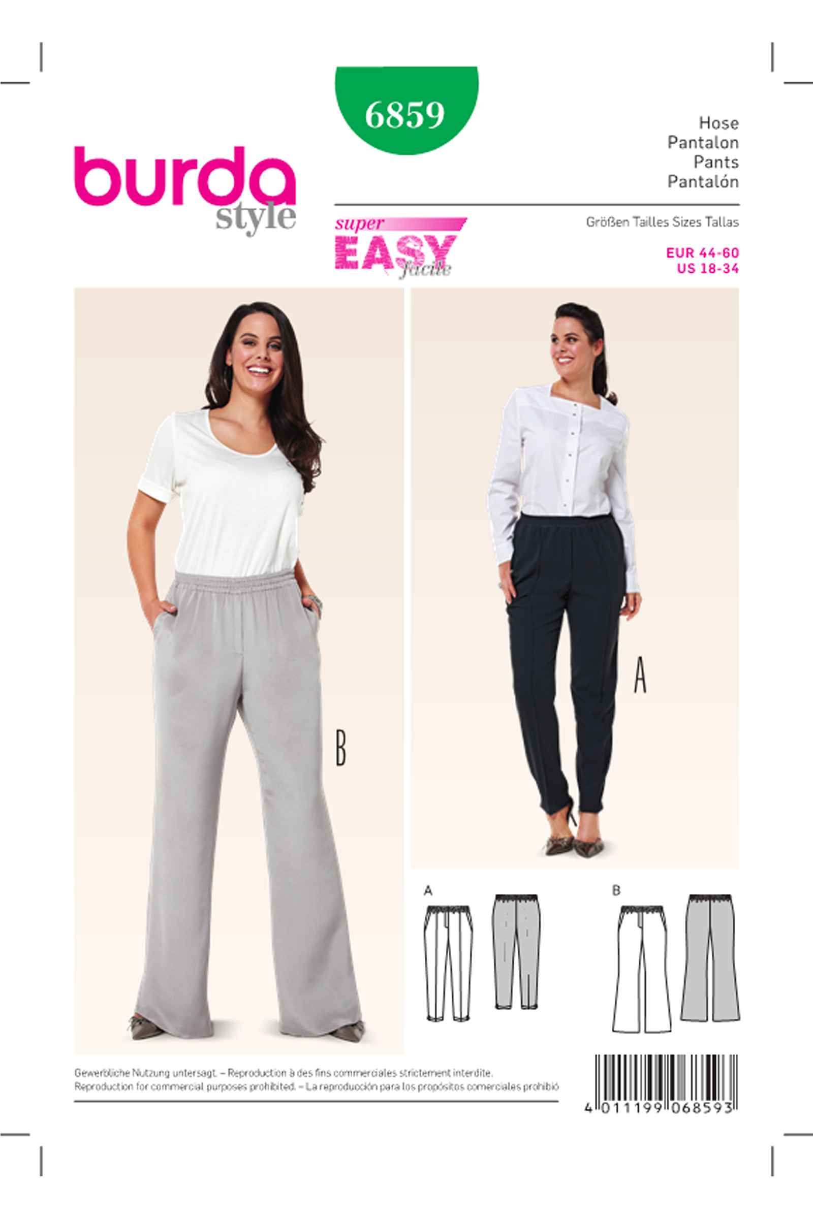 BURDA-6859 vihreä - Eurokangas